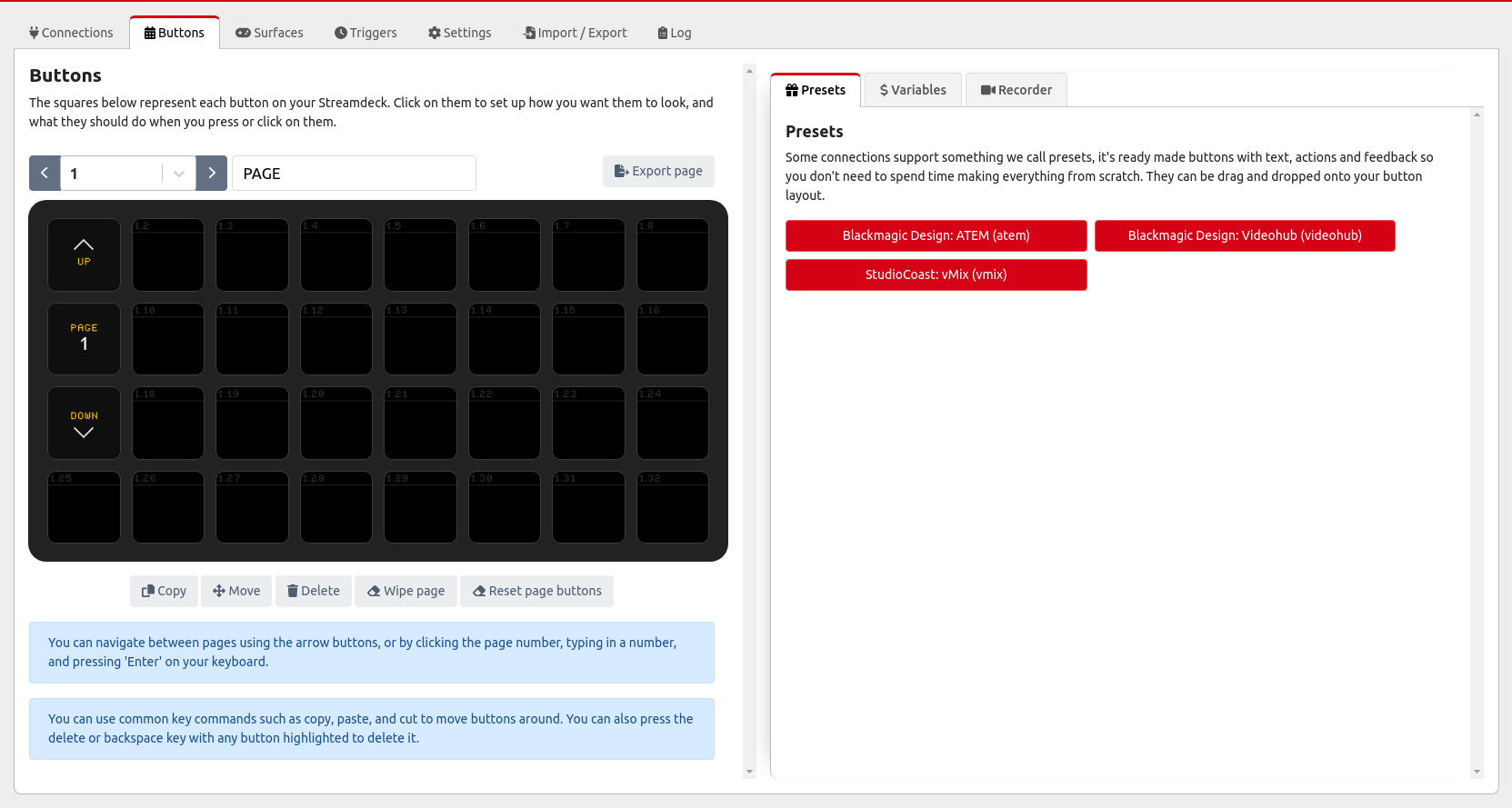 Bitfocus Companion - Admin